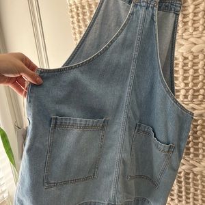 Universal Thread | Dresses | Universal Thread Denim Overall Mini Dress ...